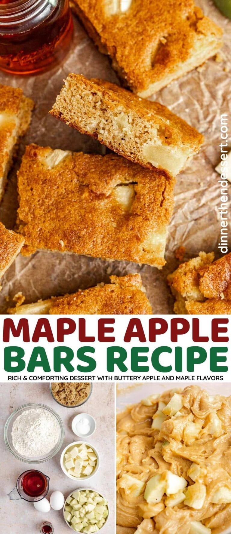 Maple Apple Bars Recipe - Dinner, then Dessert