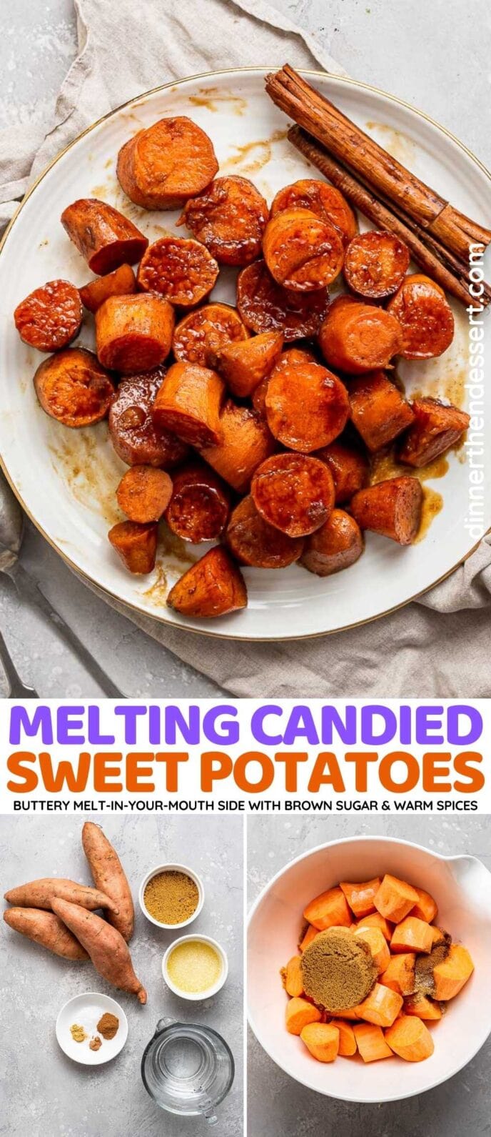 Melting Candied Sweet Potatoes Recipe - Dinner, then Dessert