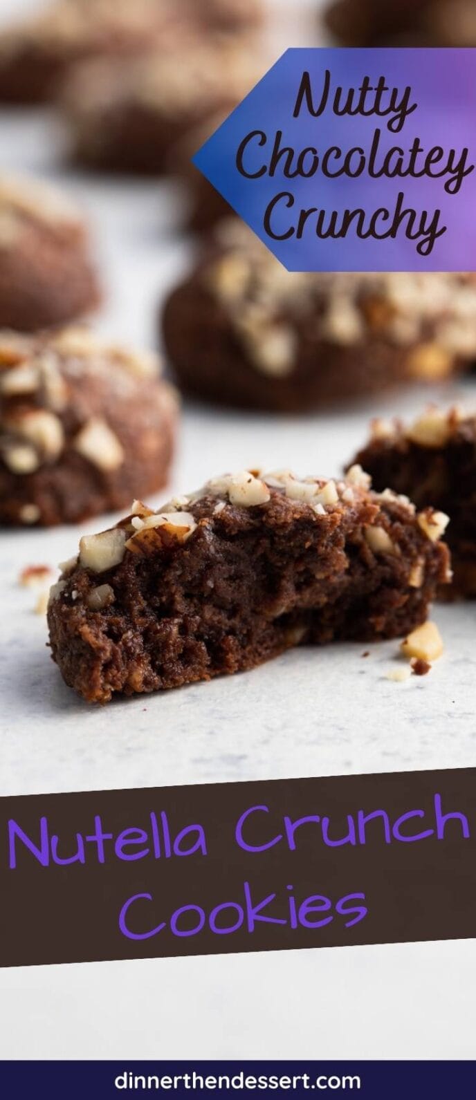 Quick and Easy Nutella Crunch Cookies Recipe - Dinner, then Dessert