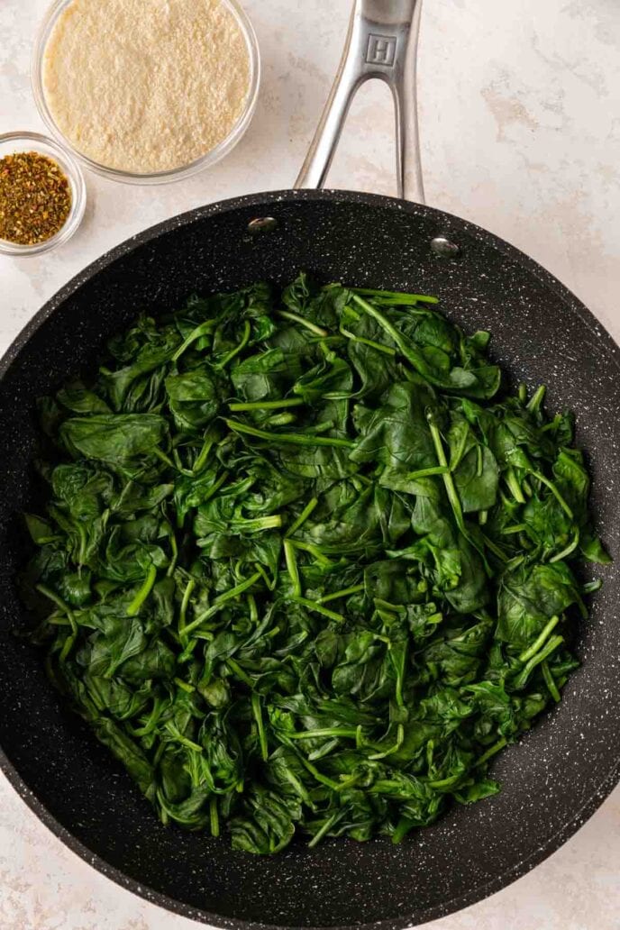 Spinach Parmesan Casserole Recipe - Dinner, then Dessert