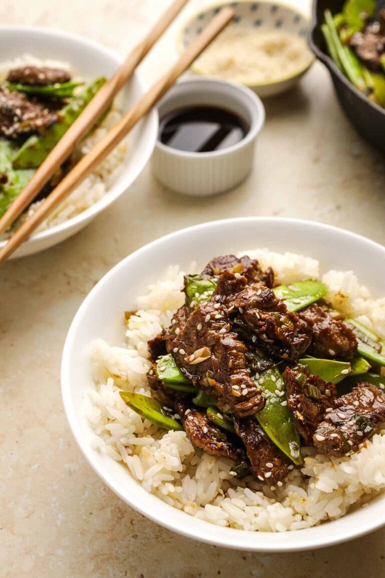 Spicy Garlic Beef Stir-Fry Recipe - Dinner, then Dessert