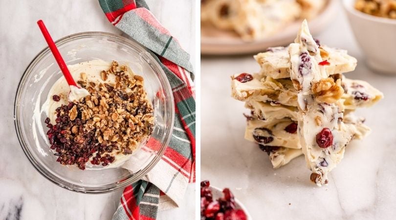 White Chocolate Cranberry Bark Recipe - Dinner, then Dessert