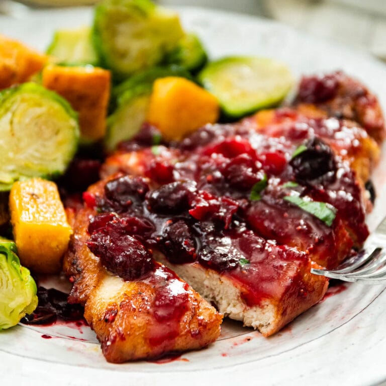 Cranberry Chicken Recipe - Dinner, then Dessert
