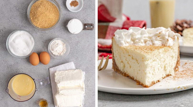 Eggnog Cheesecake Recipe - Dinner, then Dessert