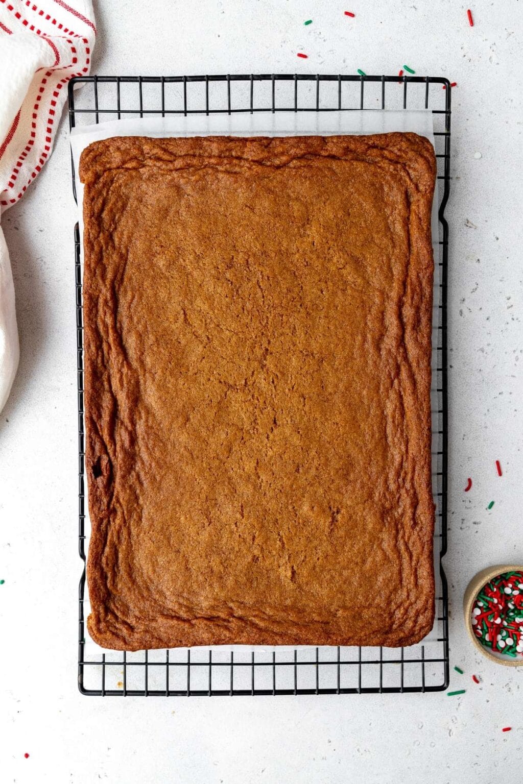 Easy Gingerbread Cookie Bars Recipe - Dinner, then Dessert