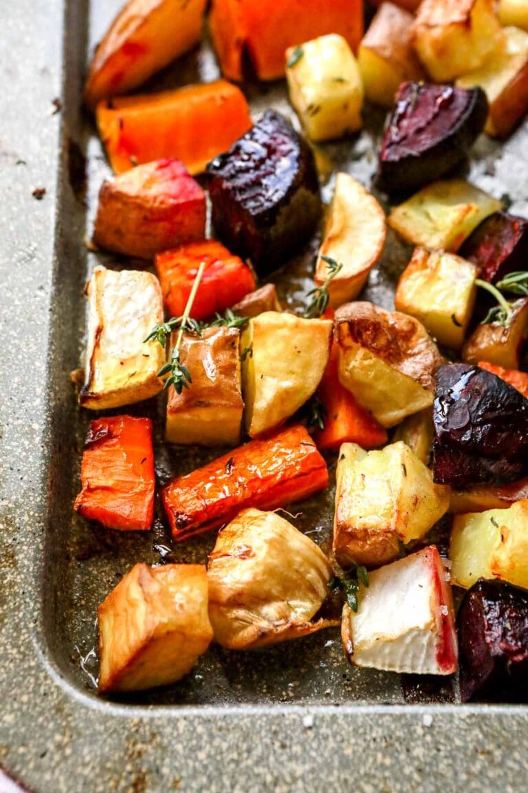 Roasted Winter Vegetables Recipe - Dinner, then Dessert