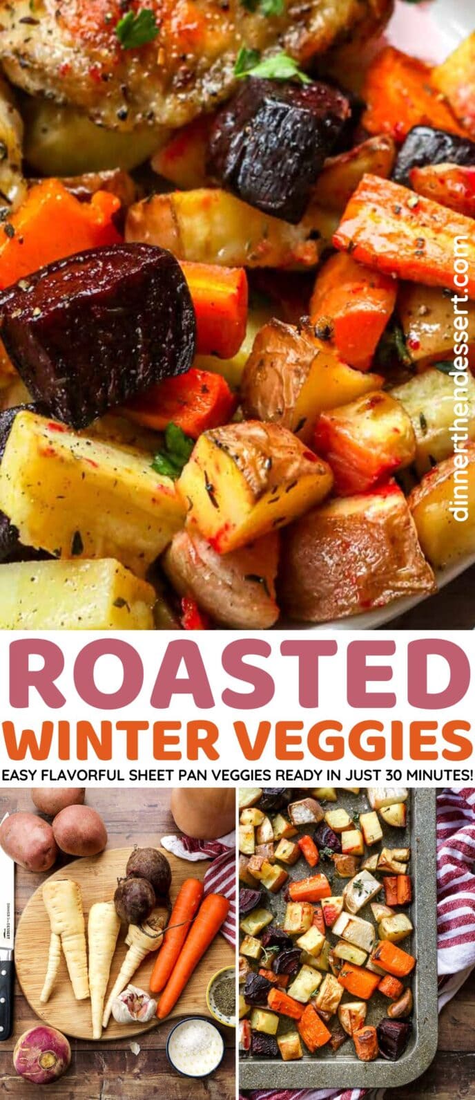 Roasted Winter Vegetables Recipe - Dinner, then Dessert
