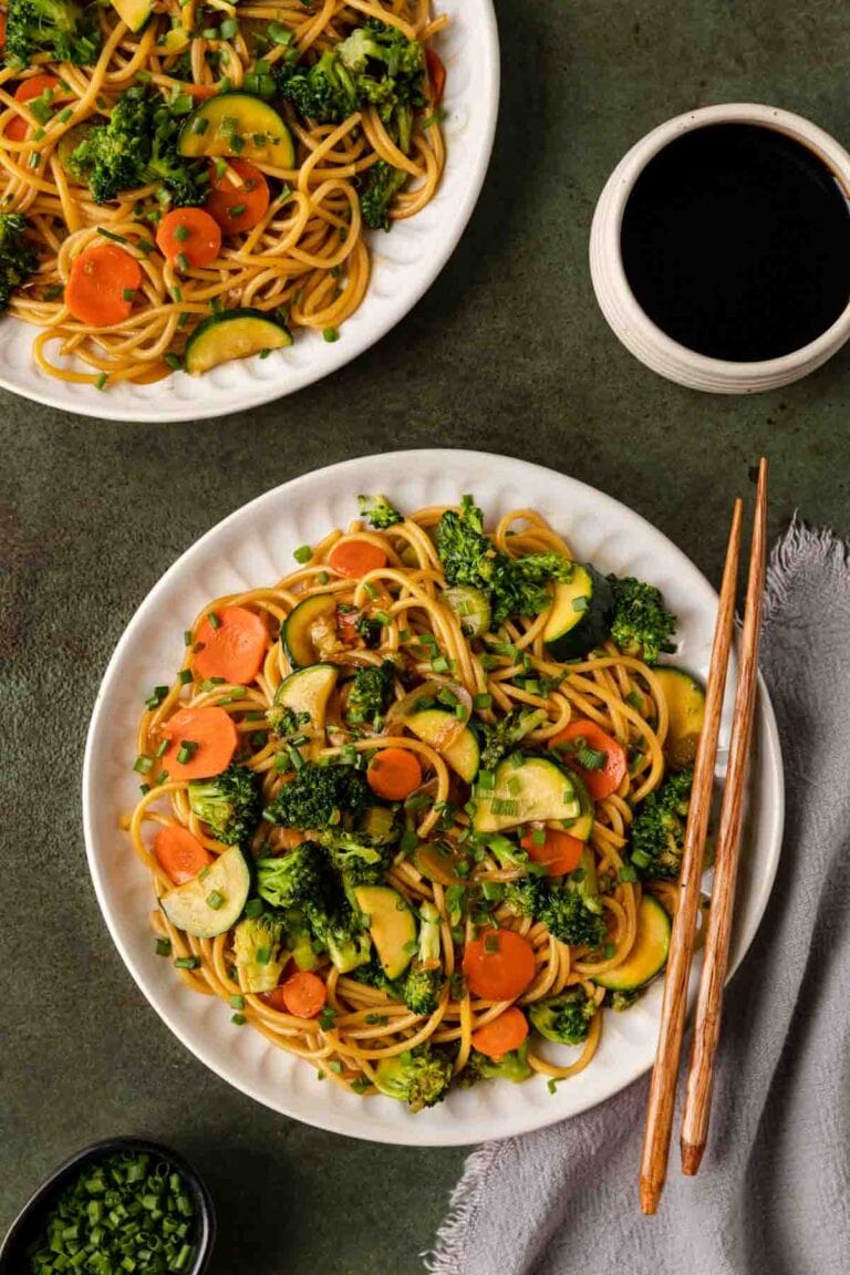 Stir-Fry Garlic Noodles Recipe - Dinner, then Dessert