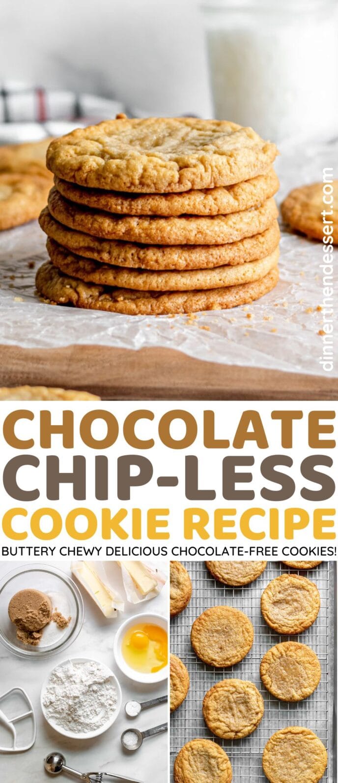 Chocolate Chip-less Cookies Recipe - Dinner, then Dessert