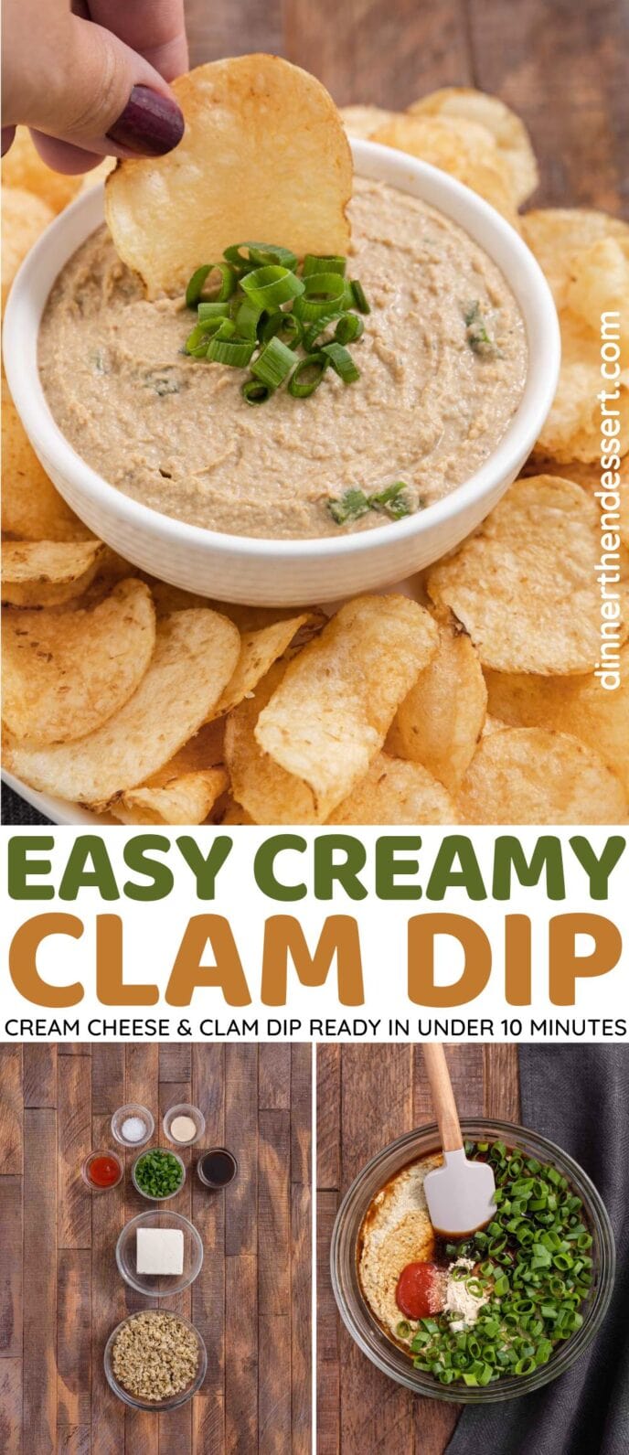 Creamy Clam Dip Recipe - Dinner, then Dessert