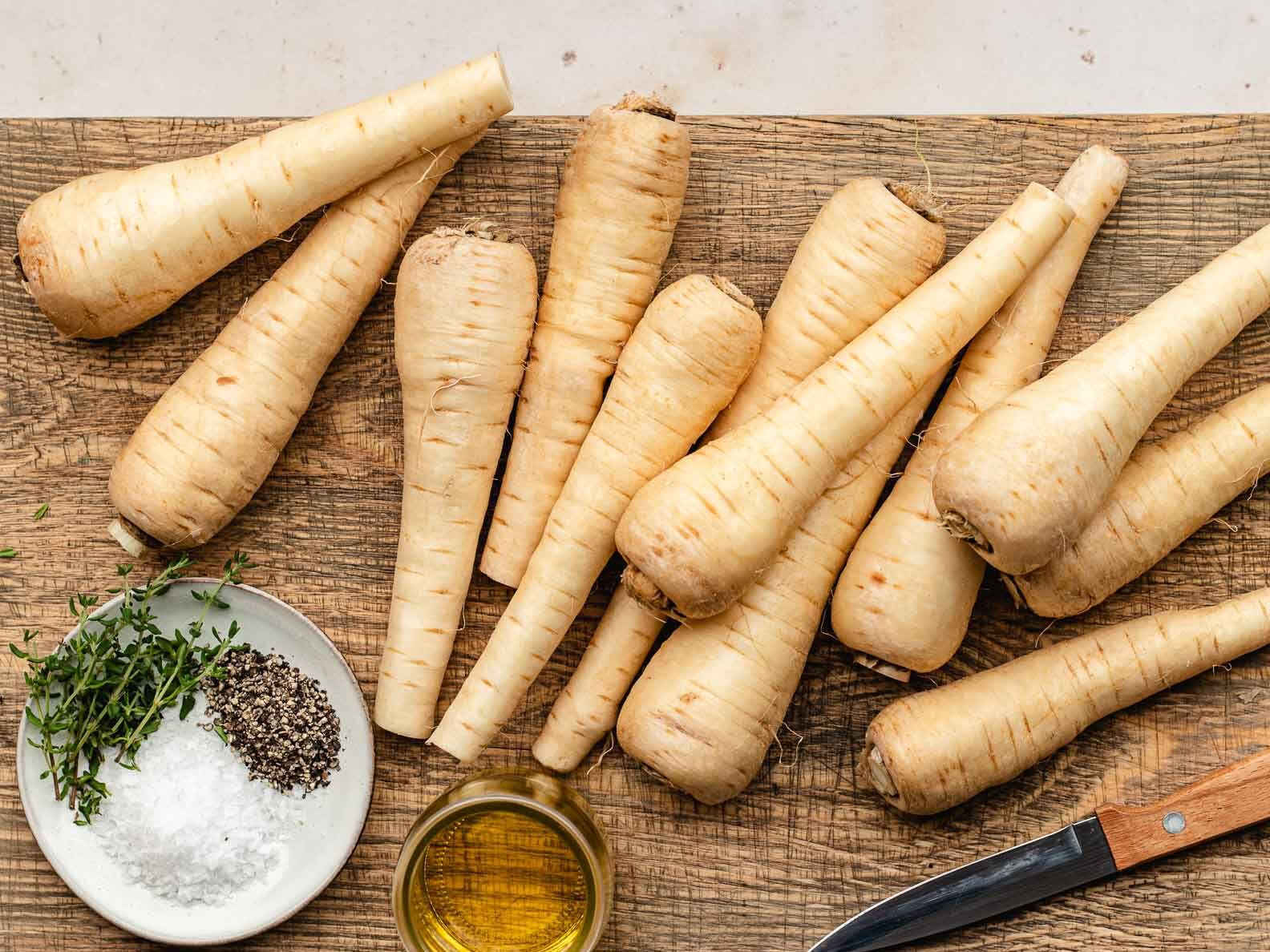 Easy Roasted Parsnips Recipe - Dinner, then Dessert