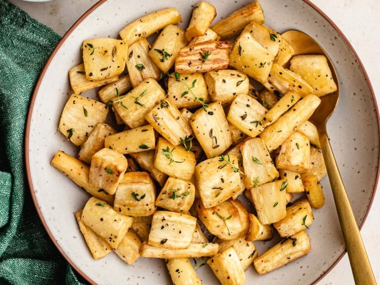 Easy Roasted Parsnips Recipe - Dinner, then Dessert