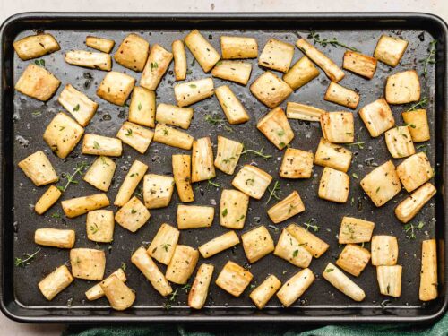 Easy Roasted Parsnips Recipe - Dinner, then Dessert