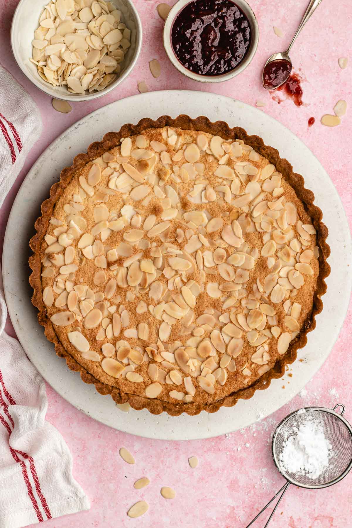 Classic Bakewell Tart Recipe - Dinner, then Dessert