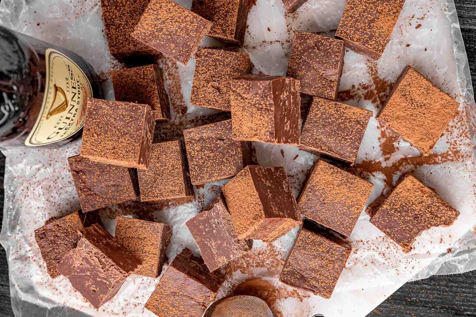 The Best Guinness Chocolate Fudge Recipe - Dinner, then Dessert