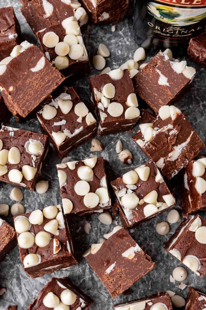 Easy Irish Cream Chocolate Fudge Recipe - Dinner, then Dessert