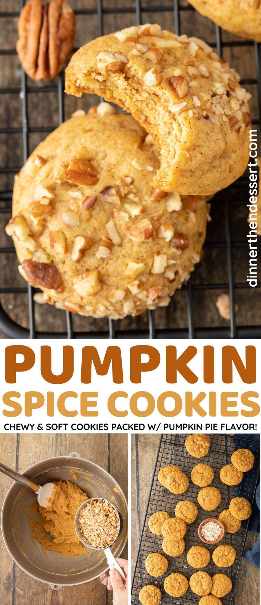 Easy Pumpkin Spice Cookies Recipe - Dinner, then Dessert