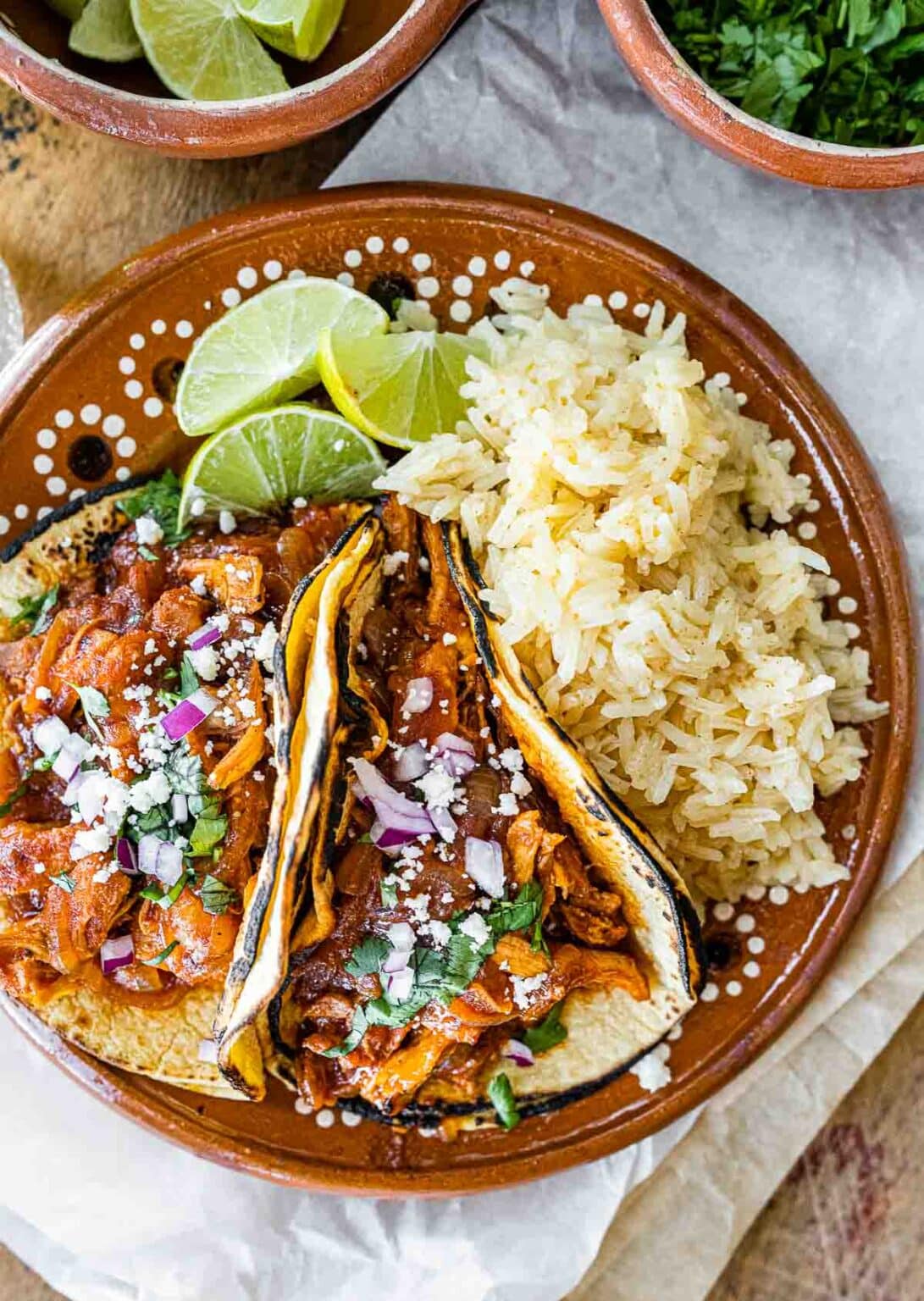 Chicken Tinga Recipe - Dinner, then Dessert
