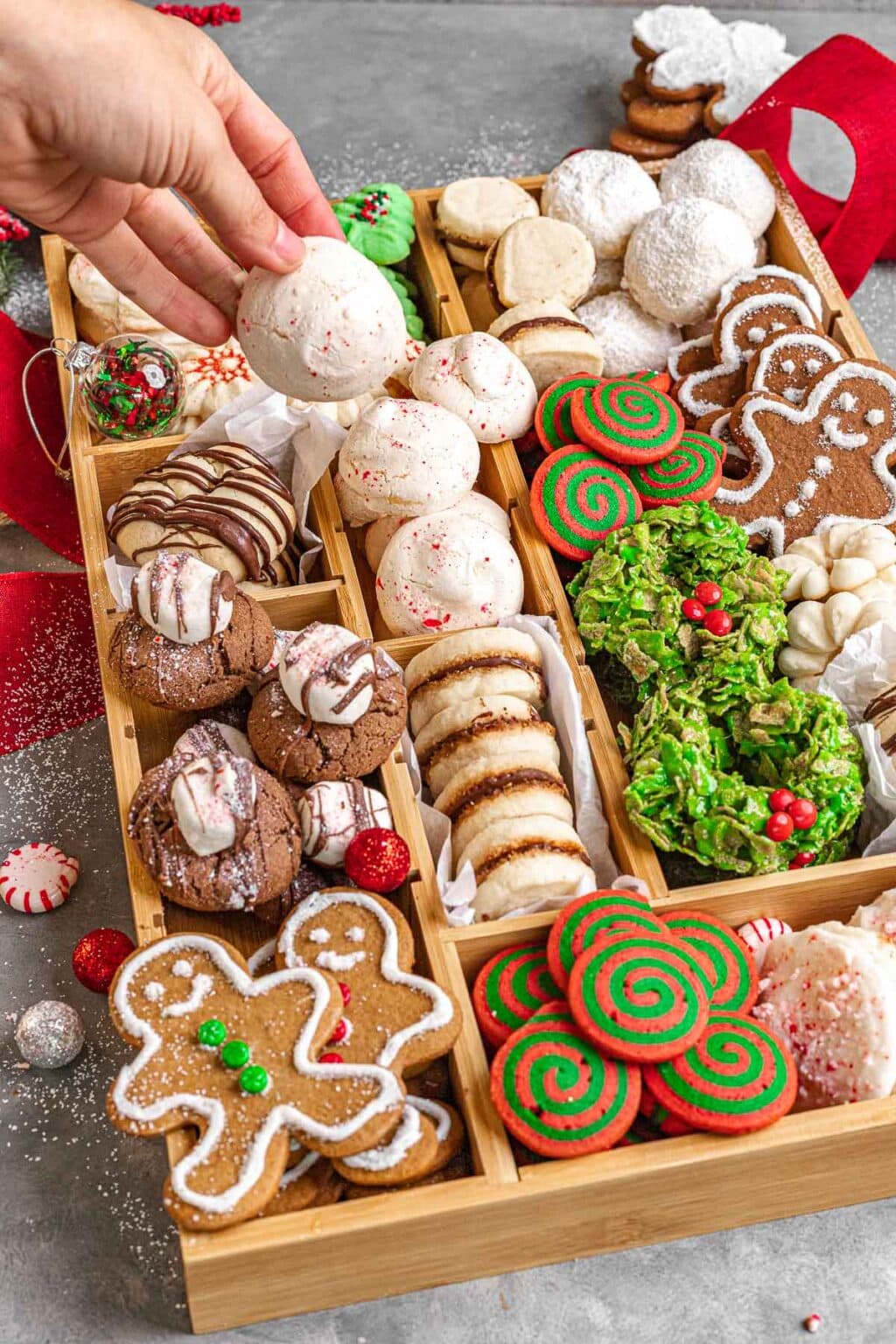 Christmas Cookie Box Guide - Dinner, then Dessert