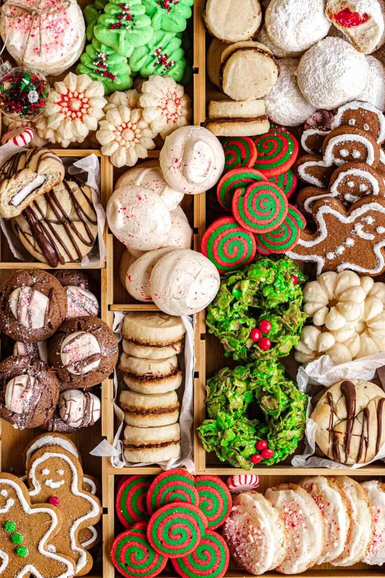 Christmas Cookie Box Guide - Dinner, then Dessert