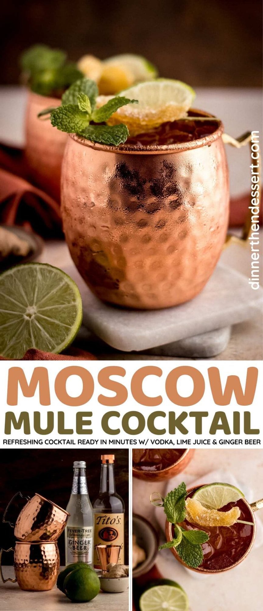 Moscow Mule Recipe - Dinner, then Dessert