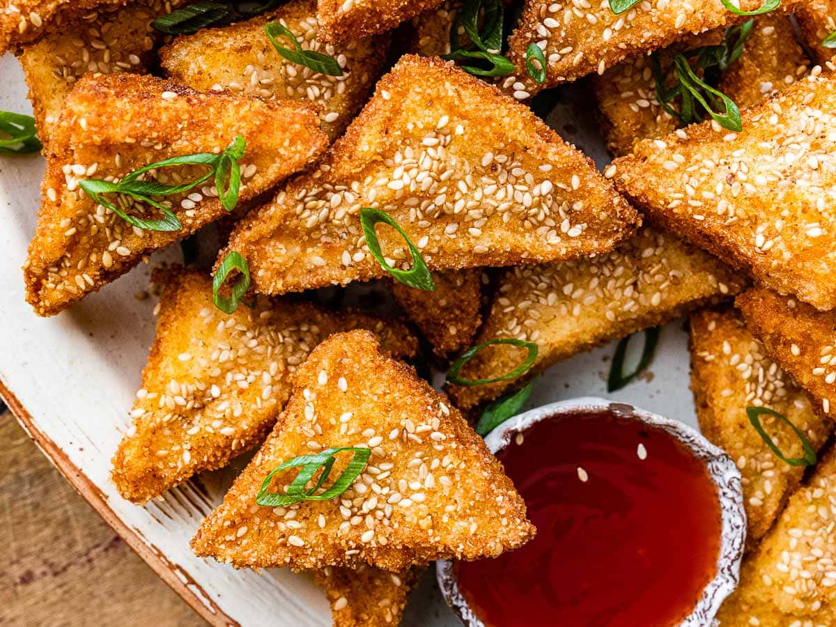 Easy Shrimp Toast Recipe - Dinner, then Dessert