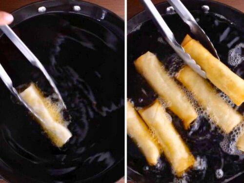 Spring Rolls Recipe - Dinner, then Dessert