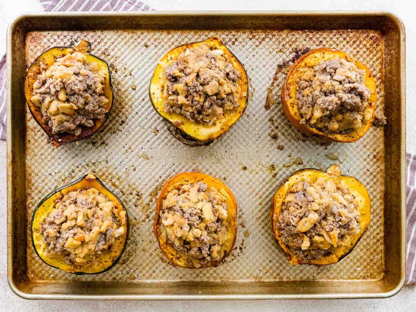 The Best Stuffed Acorn Squash - Dinner, then Dessert