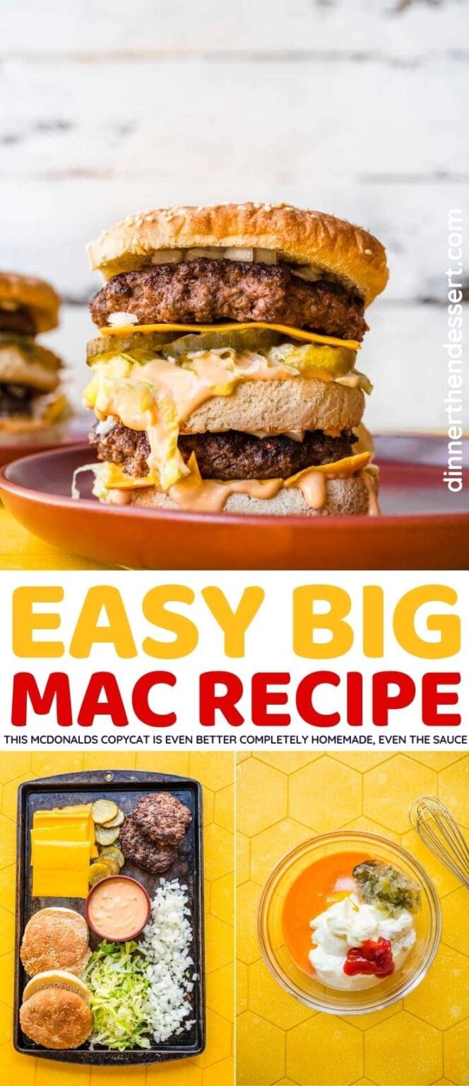 Big Mac Recipe - Dinner, then Dessert