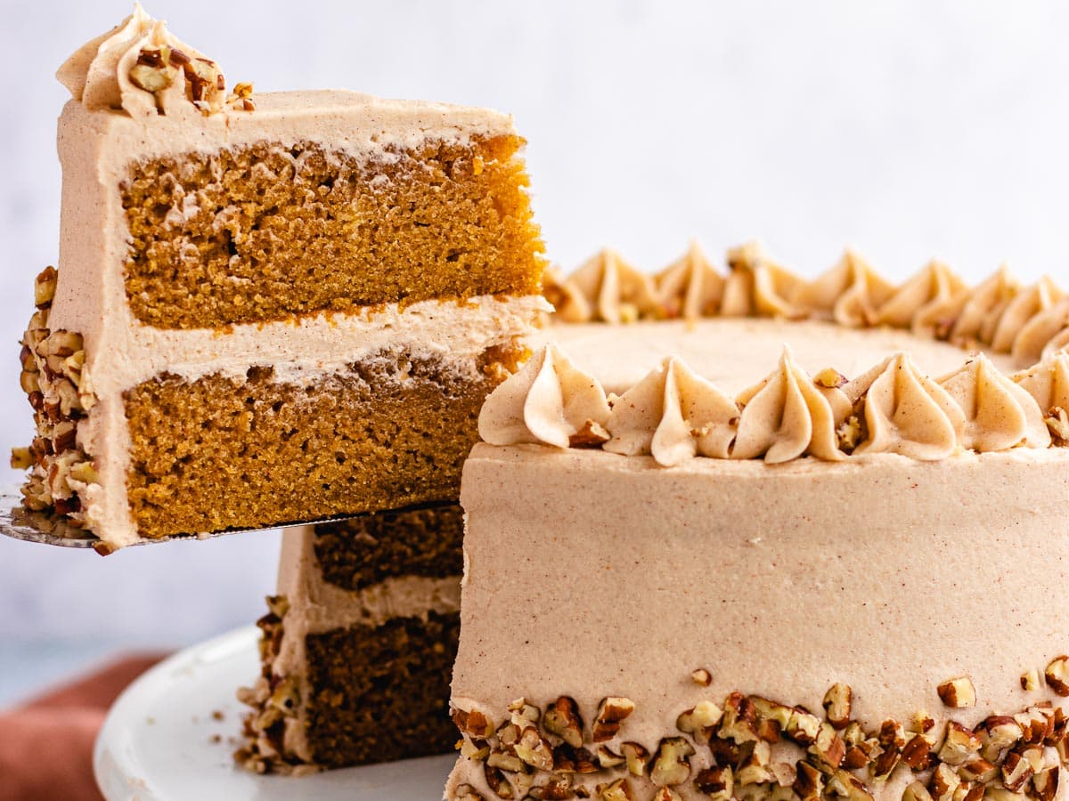 Delicious Pumpkin Layer Cake Recipe - Dinner, then Dessert