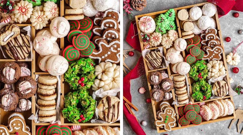 Christmas Cookie Box Guide - Dinner, then Dessert