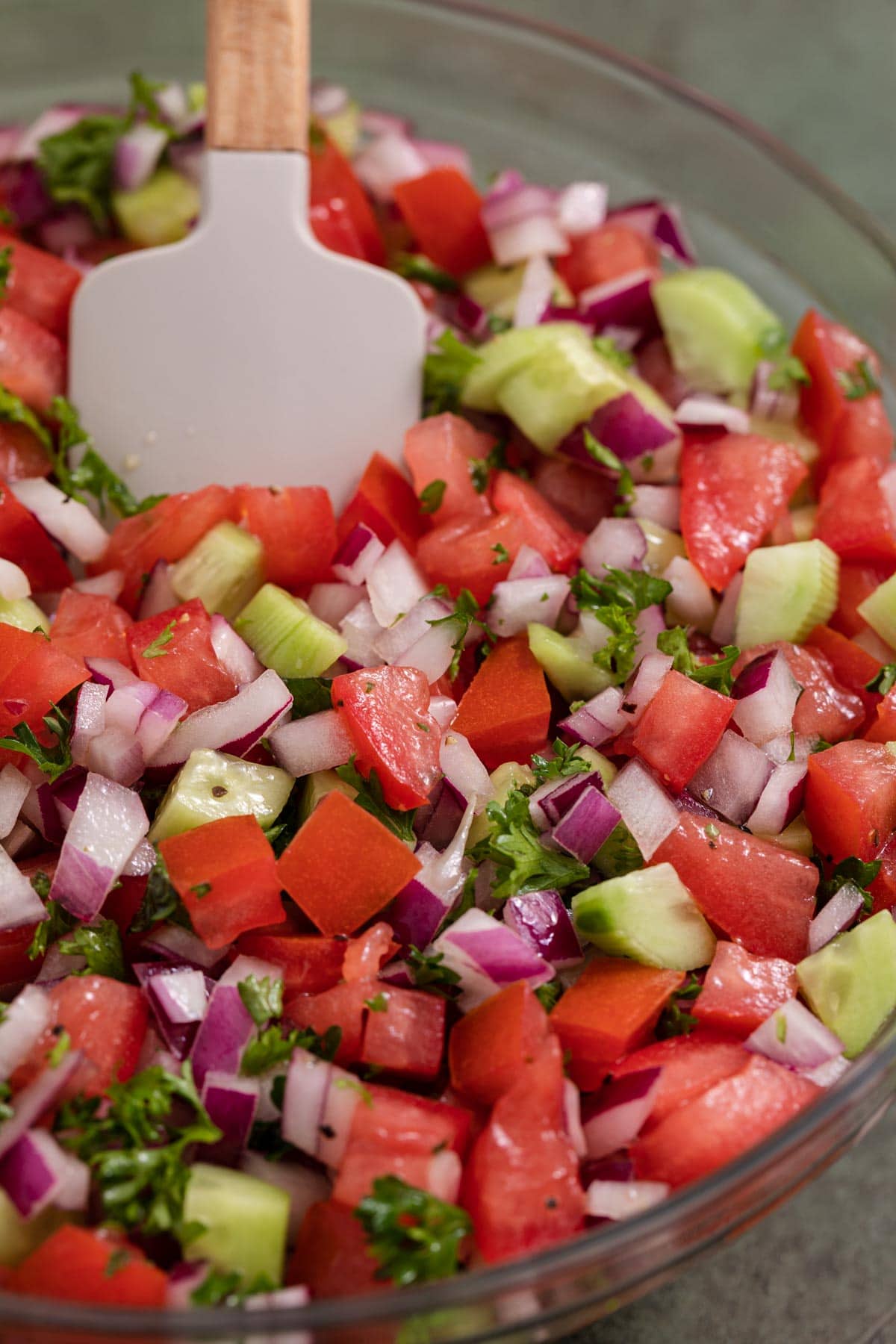 Refreshing Israeli Salad Recipe - Dinner, then Dessert