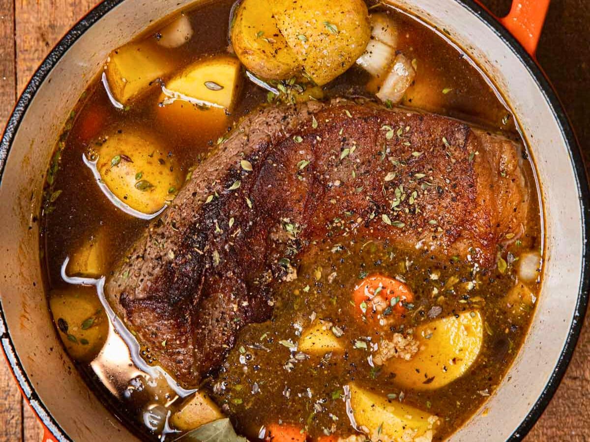 Easy Rump Roast Recipe (Makes Great Leftovers!) - Dinner, then Dessert