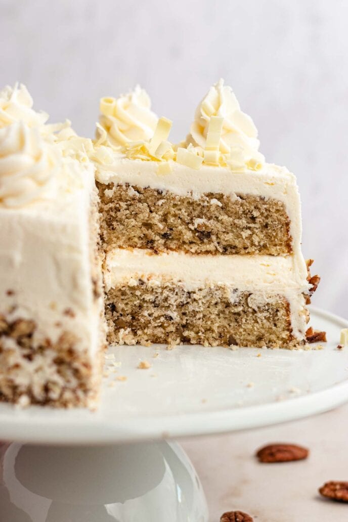 Italian Cream Cake - Dinner, then Dessert