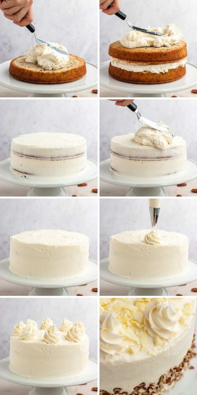 Italian Cream Cake - Dinner, then Dessert