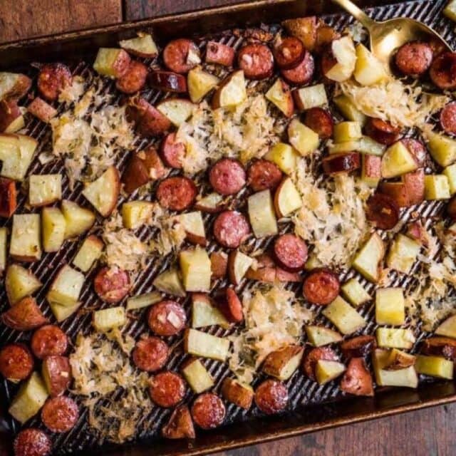 Easy, Classic Kielbasa with Peppers - Dinner, then Dessert
