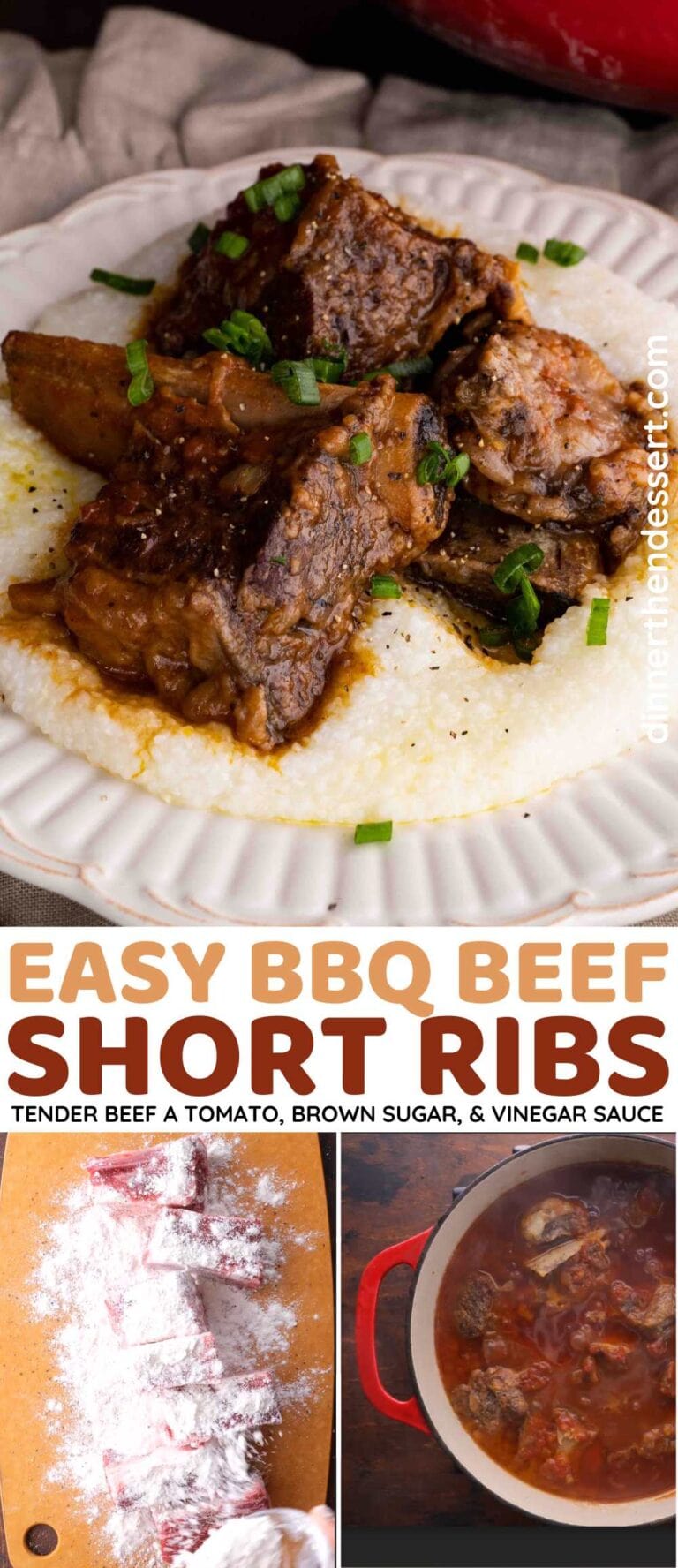 BBQ Beef Short Ribs Recipe - Dinner, then Dessert