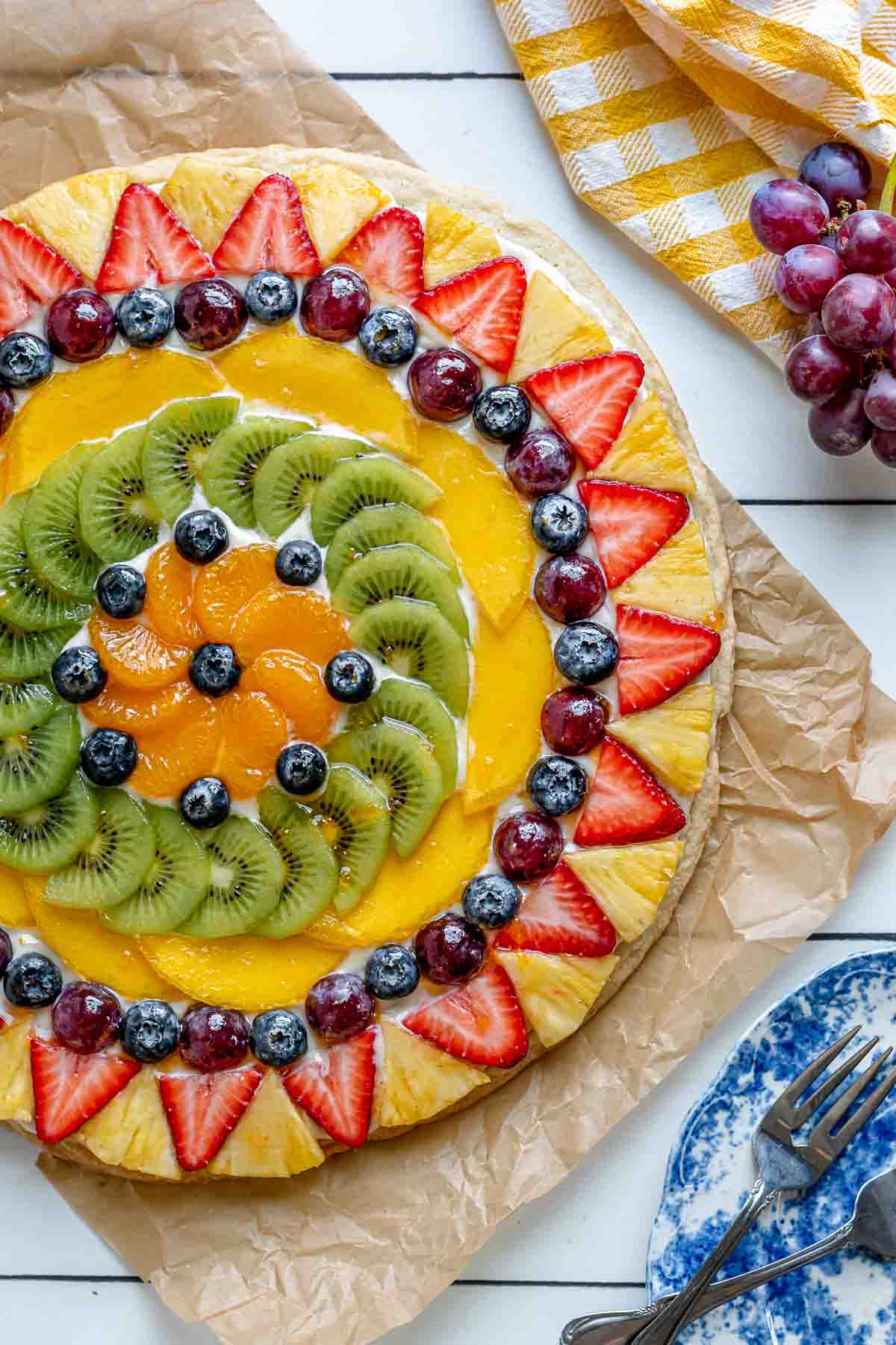 Fruit Pizza - Dinner, then Dessert