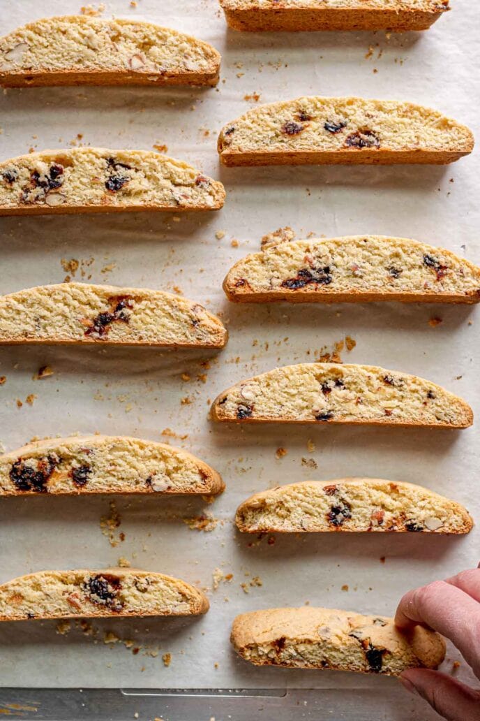 Cherry Almond Biscotti Recipe - Dinner, then Dessert