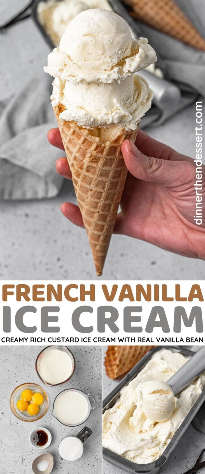 French Vanilla Ice Cream Recipe - Dinner, then Dessert