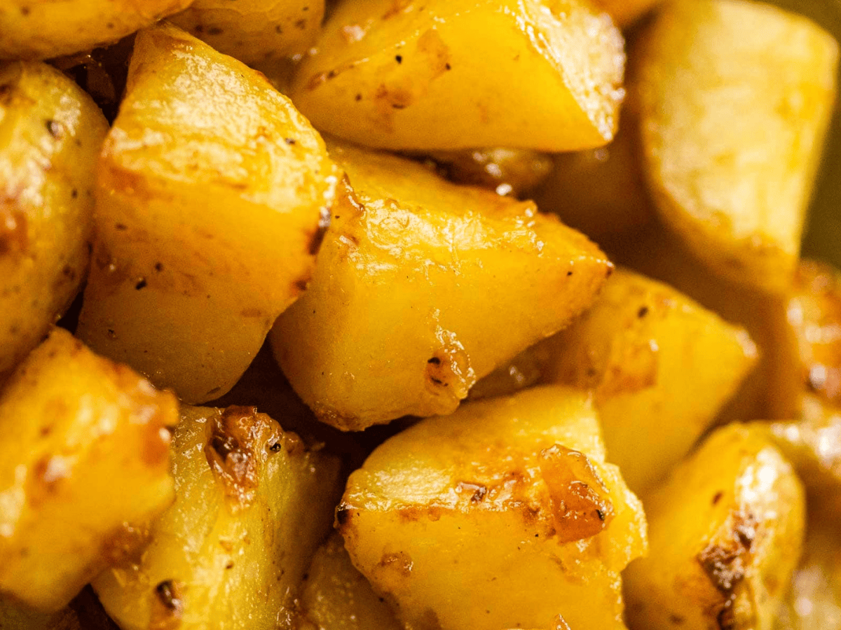 Honey Mustard Roasted Potatoes Recipe - Dinner, then Dessert