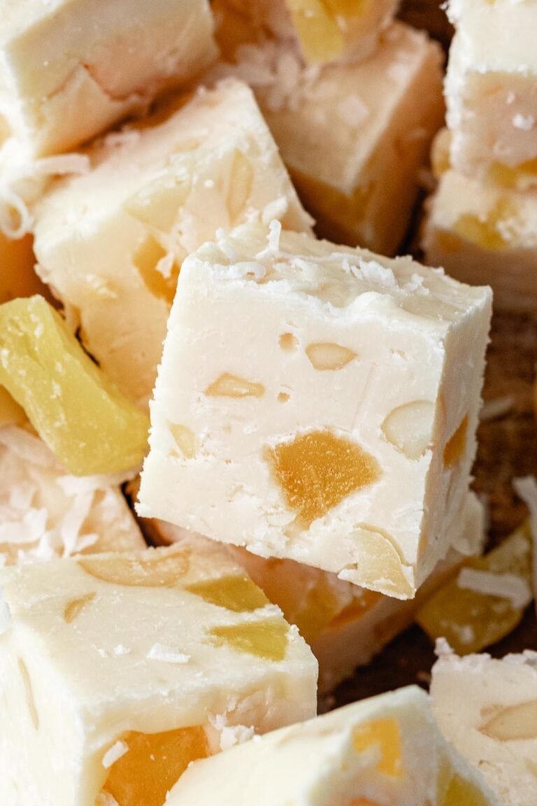 Pina Colada Fudge Recipe - Dinner, then Dessert