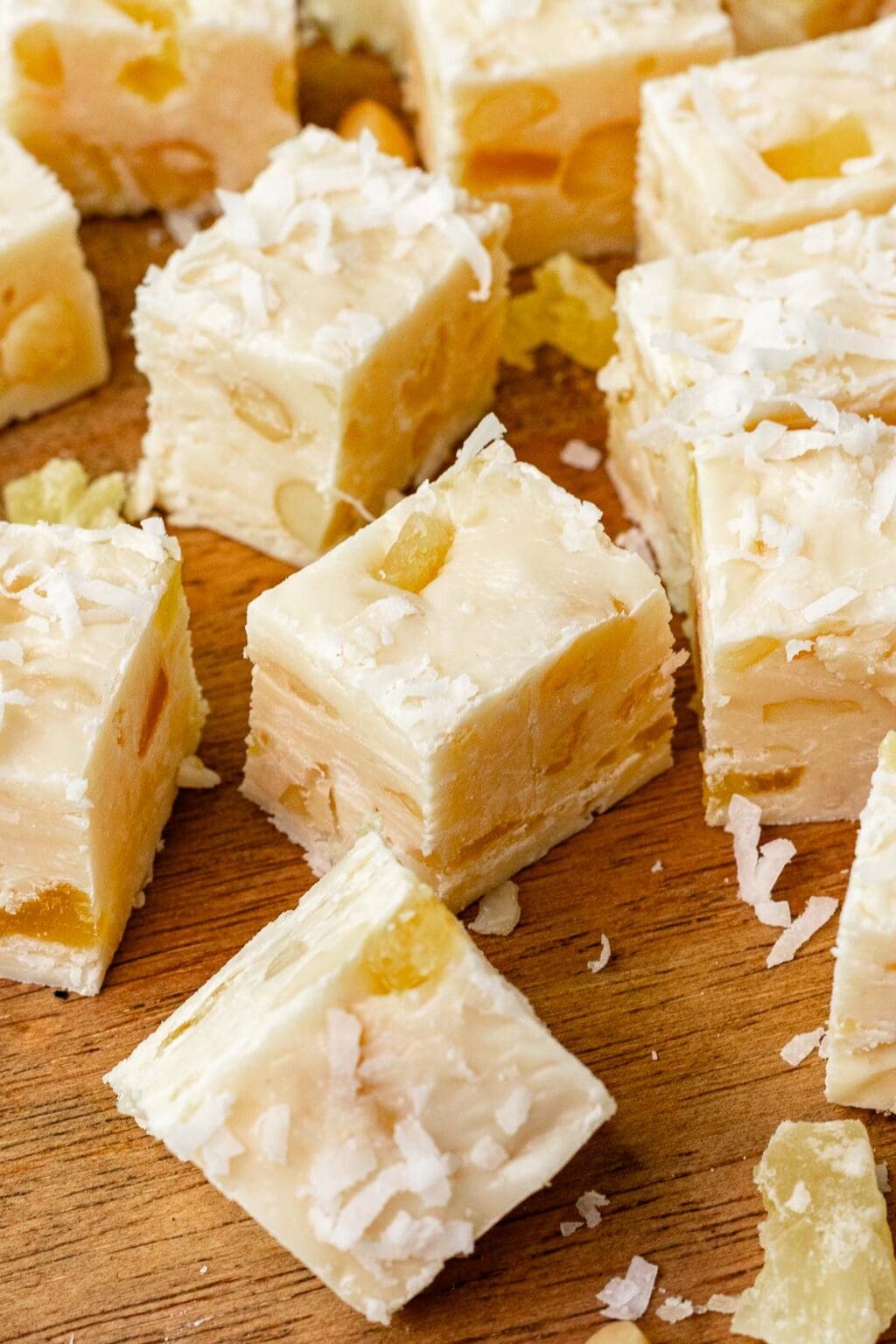 Pina Colada Fudge Recipe - Dinner, then Dessert