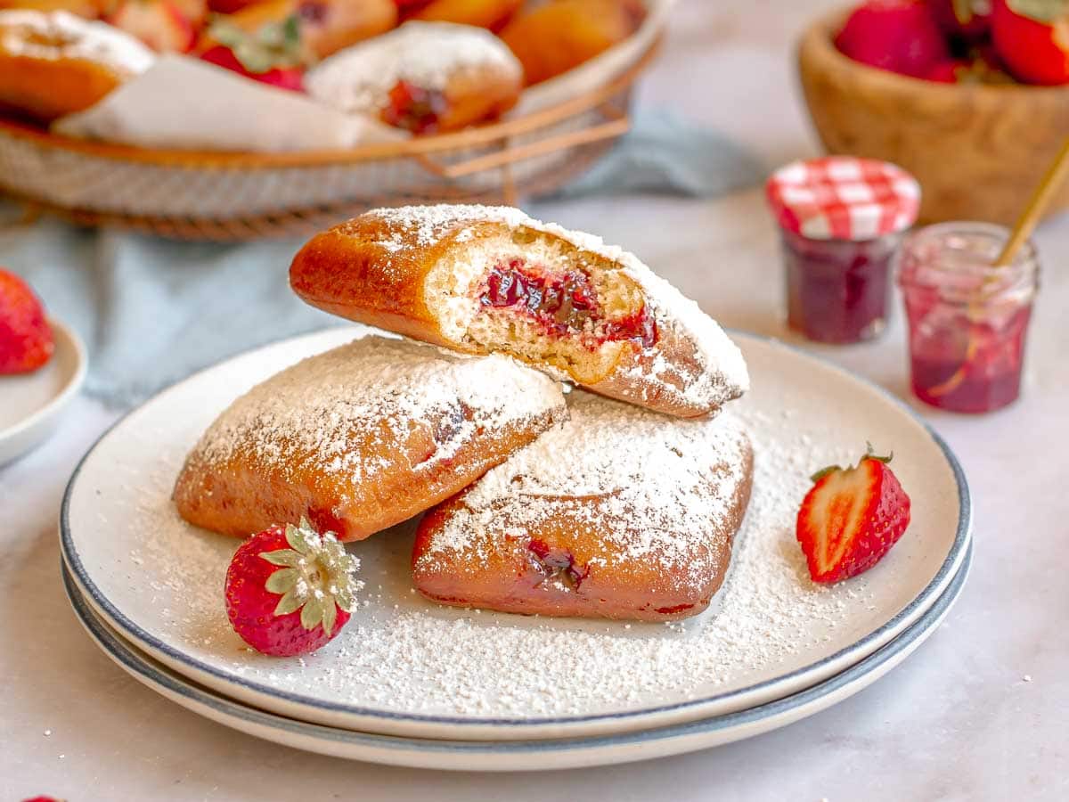 Traditional Hanukkah Sufganiyot Donuts Recipe - Dinner, then Dessert