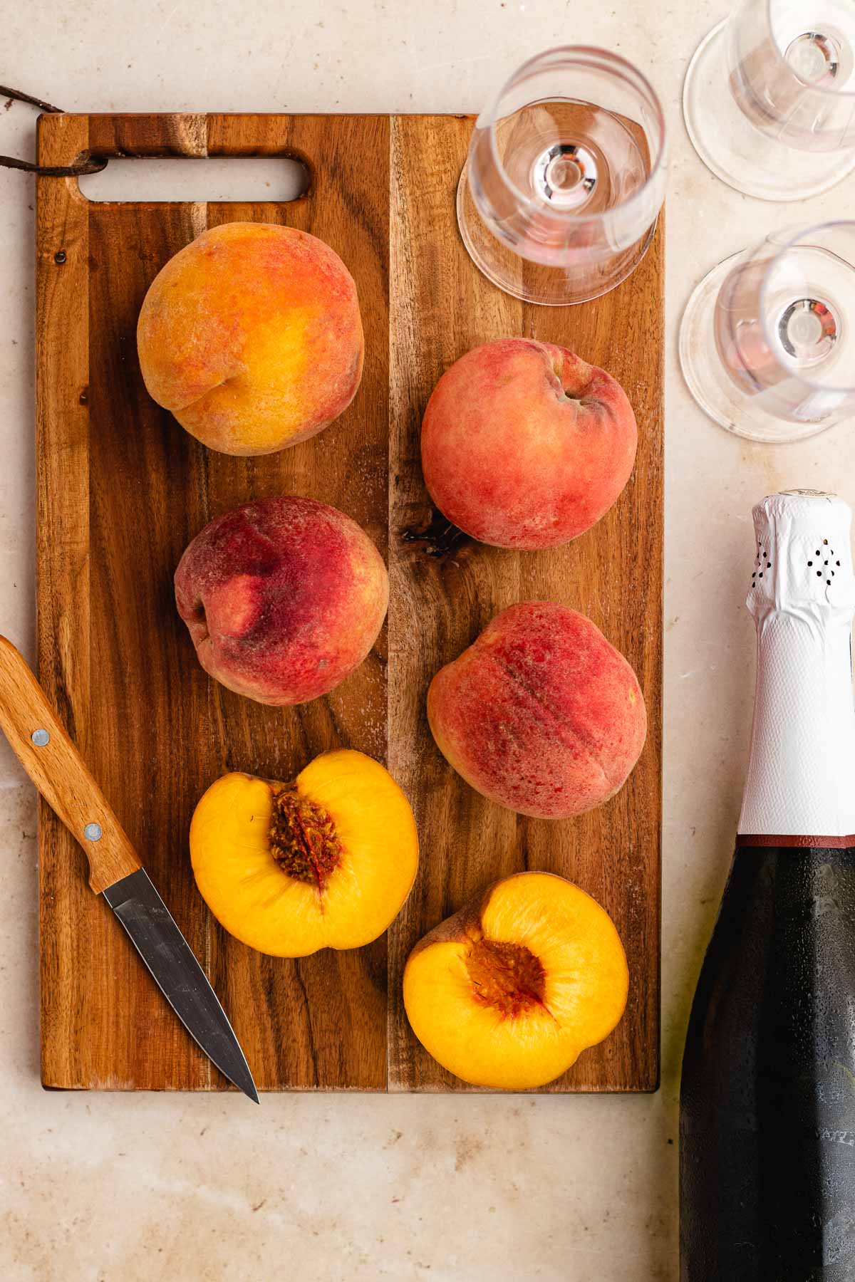 Classic Bellini Recipe - Dinner, then Dessert