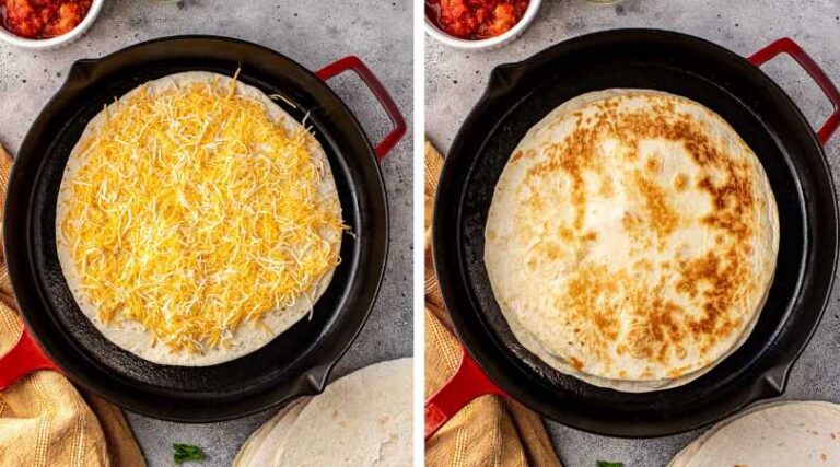 Cheese Quesadilla Recipe - Dinner, then Dessert