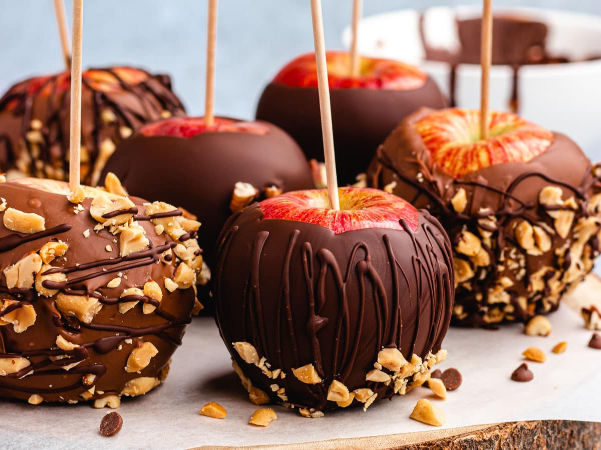 Easy Chocolate Covered Apples Recipe - Dinner, then Dessert