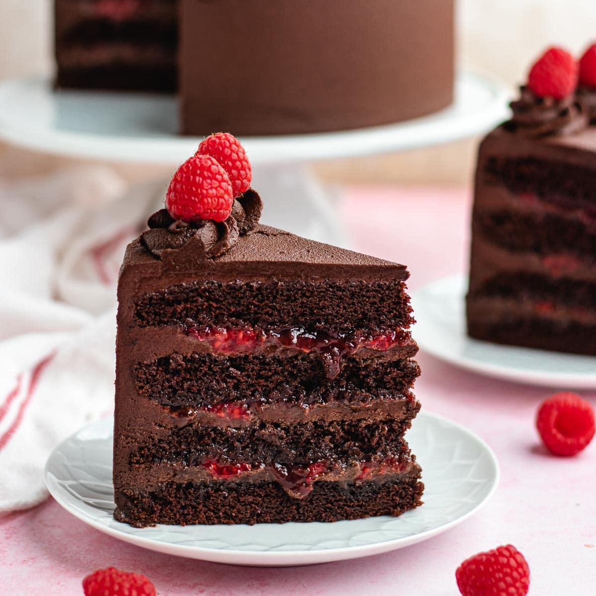 Chocolate Raspberry Cake Naked Chocolate Raspberry Cake
