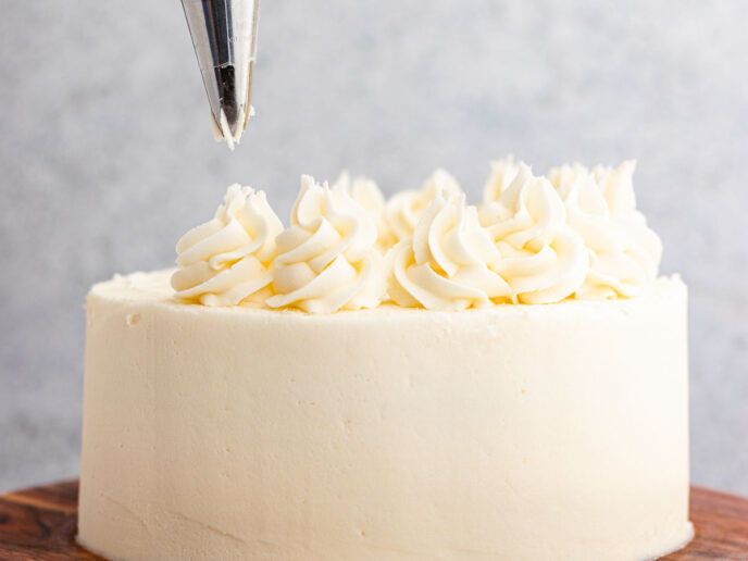 Easy Cream Cake Recipe - Dinner, then Dessert