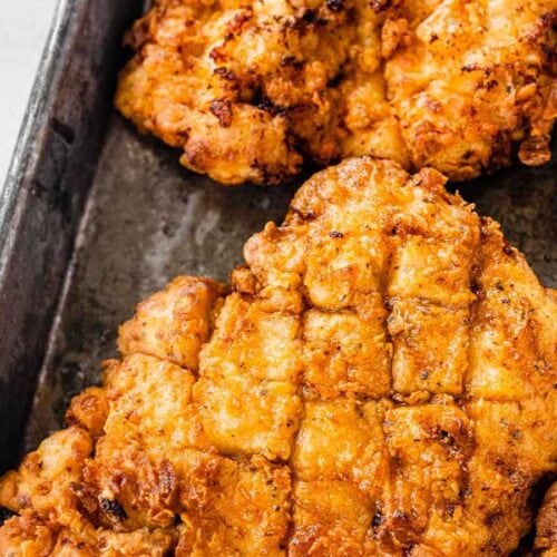 Ultimate Easy Crispy Fried Chicken Breast Recipe - Dinner, then Dessert